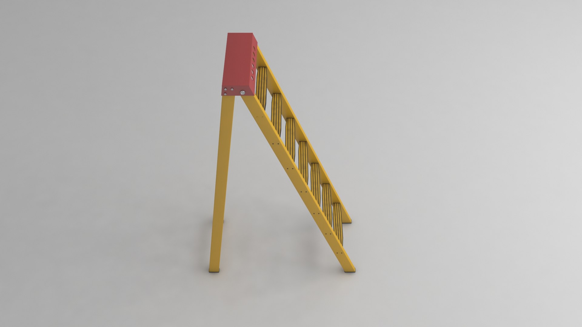3D Ladder Work Stairs - TurboSquid 1424271