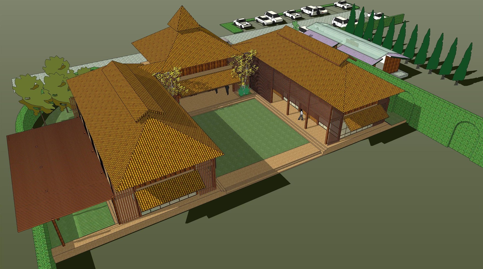 Guest House 3D Model - TurboSquid 1916546