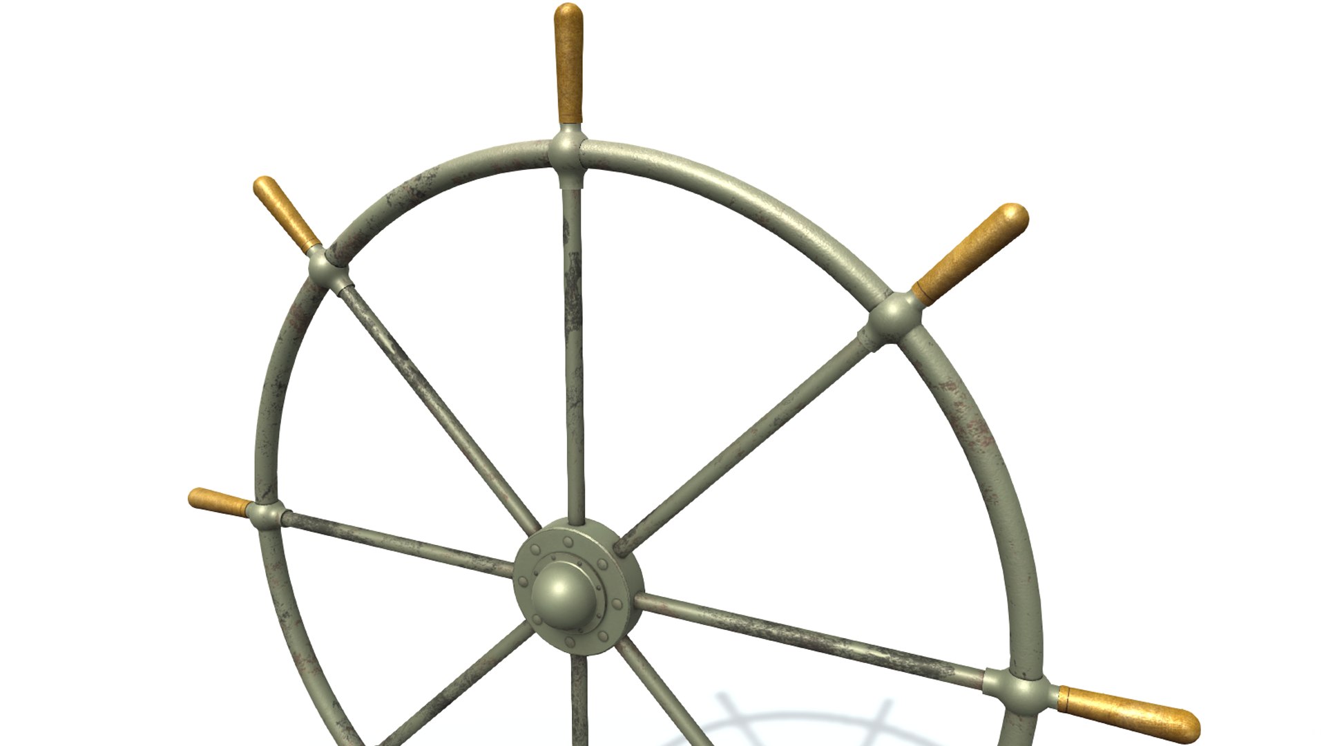 3D Steering Wheel F Green - TurboSquid 1864606