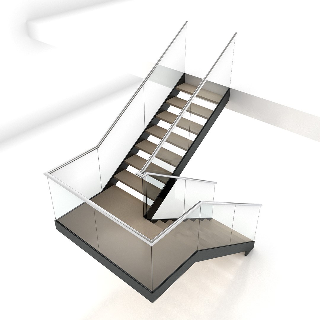 Modern Stair 3d Model