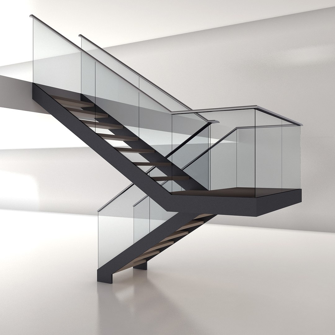 Modern Stair 3d Model