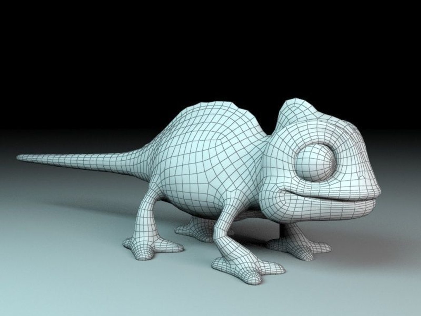 3D Chameleon Cartoon - TurboSquid 1384311