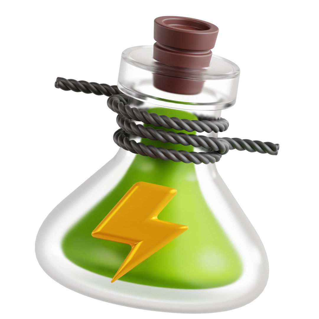 3D Model Ui ICONS Can Measure Blood Bottles Poison Bottles Witch Poison ...