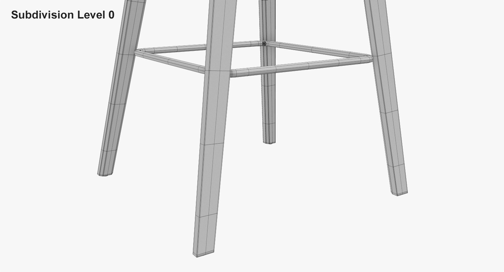 3D bar stool model - TurboSquid 1375203