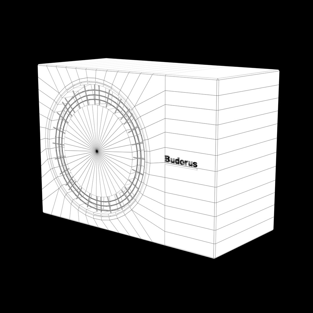 3D Buderus Heat Pump - TurboSquid 2346851