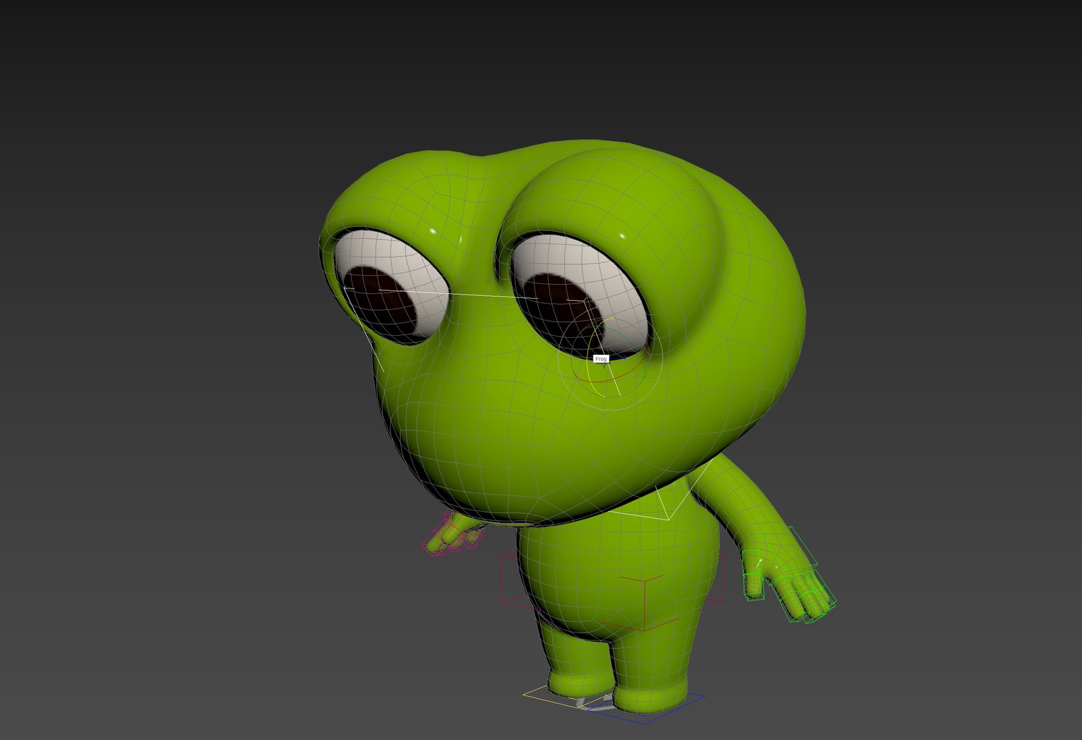 3D model Character172 Rigged Frog - TurboSquid 1895052
