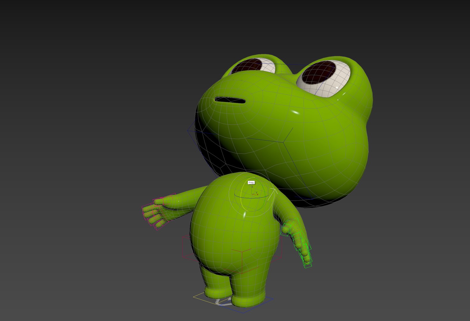 3D model Character172 Rigged Frog - TurboSquid 1895052