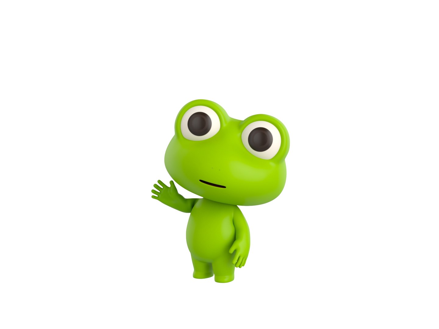 3D Model Character172 Rigged Frog - TurboSquid 1895052