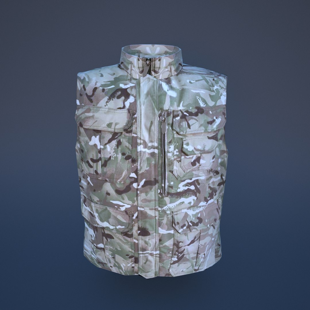 3D model military vest - TurboSquid 1609644