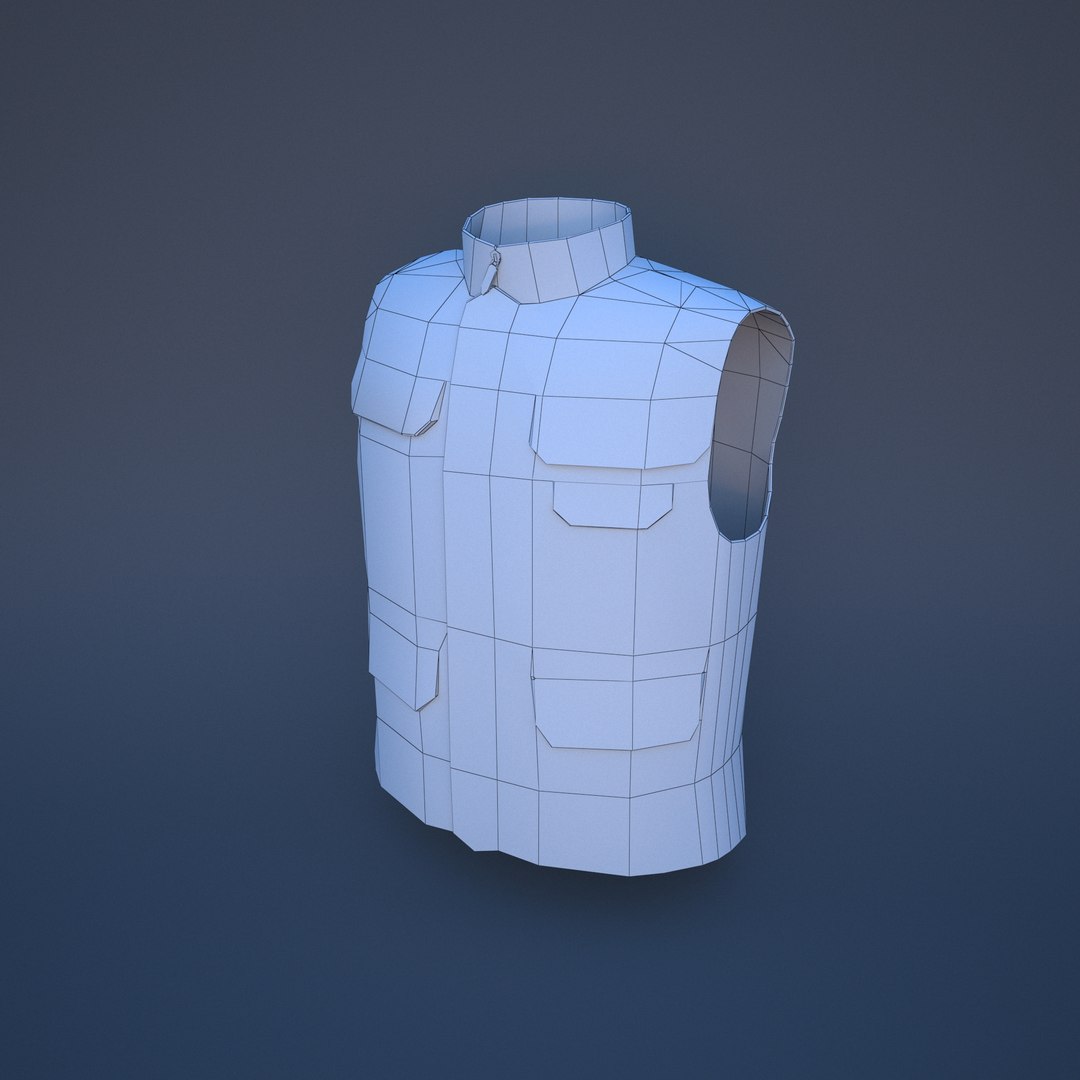 3D model military vest - TurboSquid 1609644