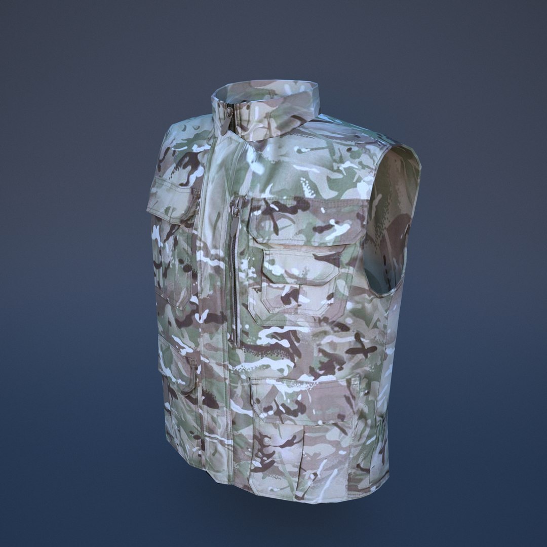3D model military vest - TurboSquid 1609644