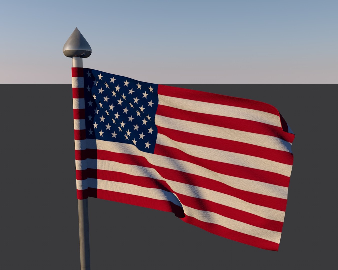 C4d Usa Flag