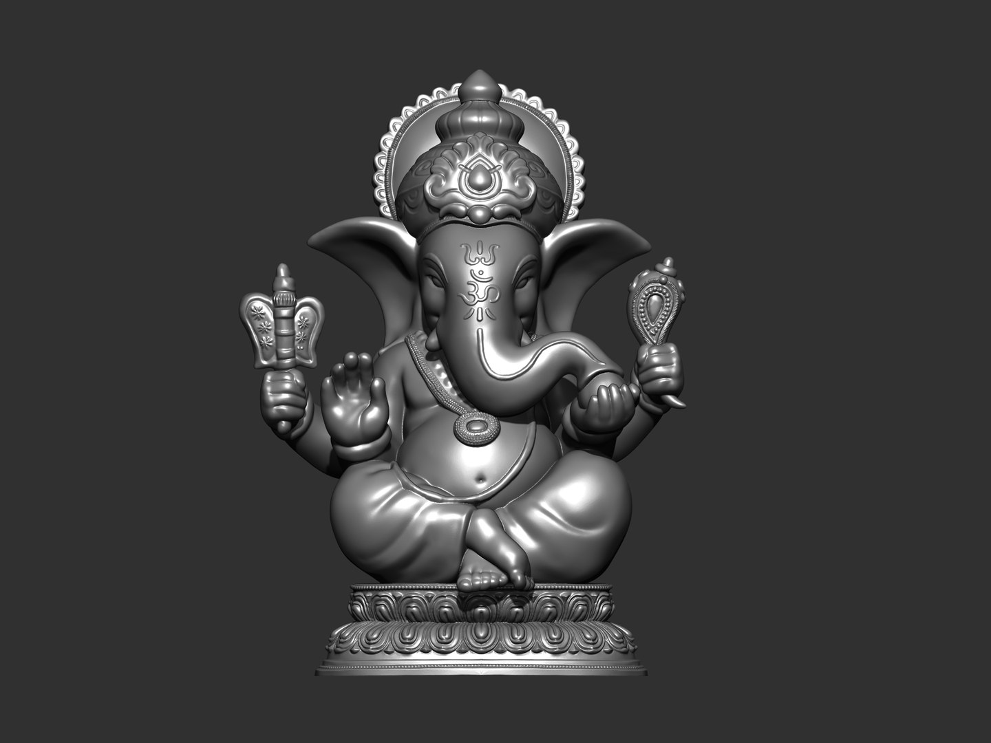 Ganesha Model - TurboSquid 1909061