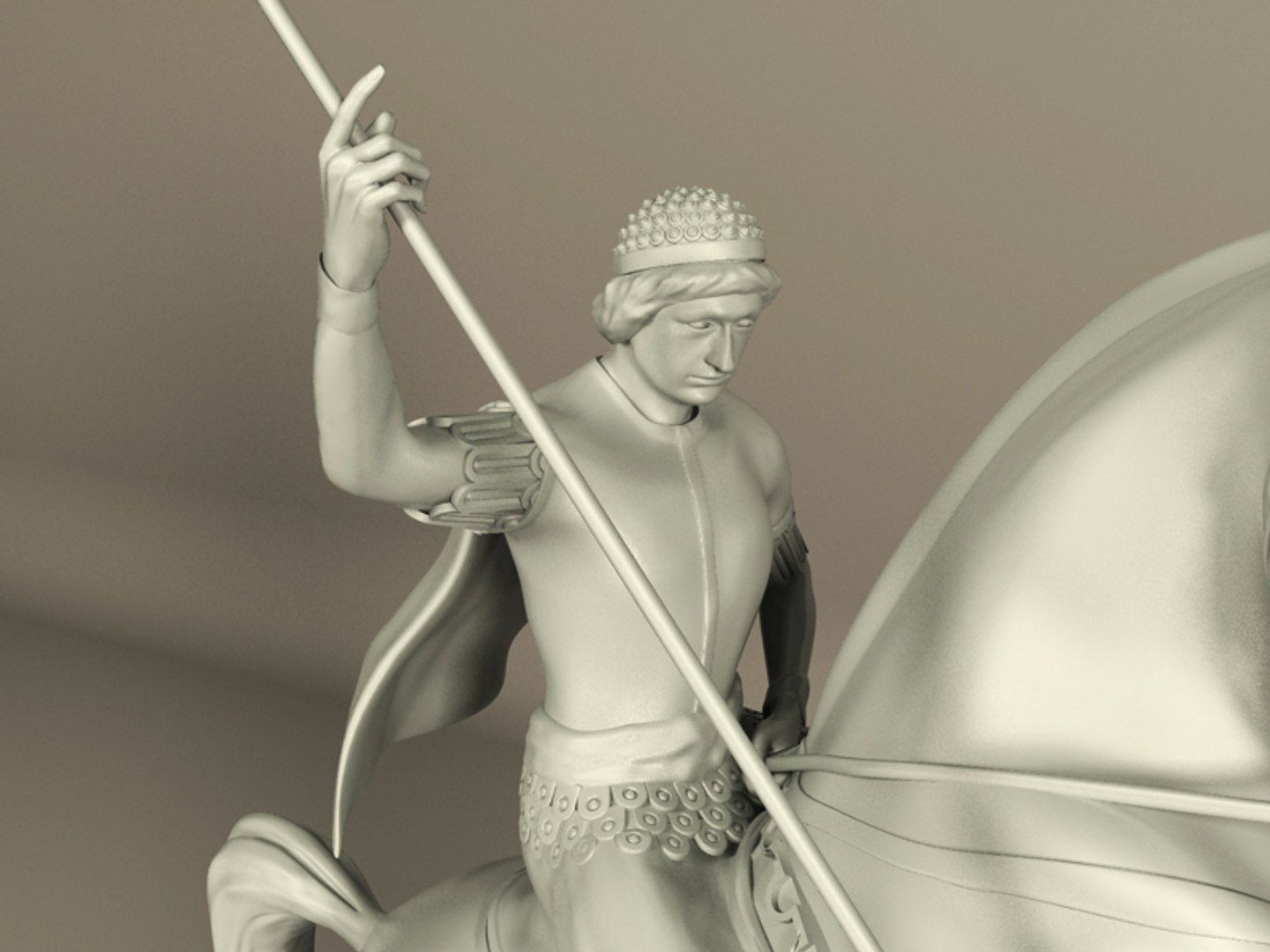 Sculpture George 3d Model