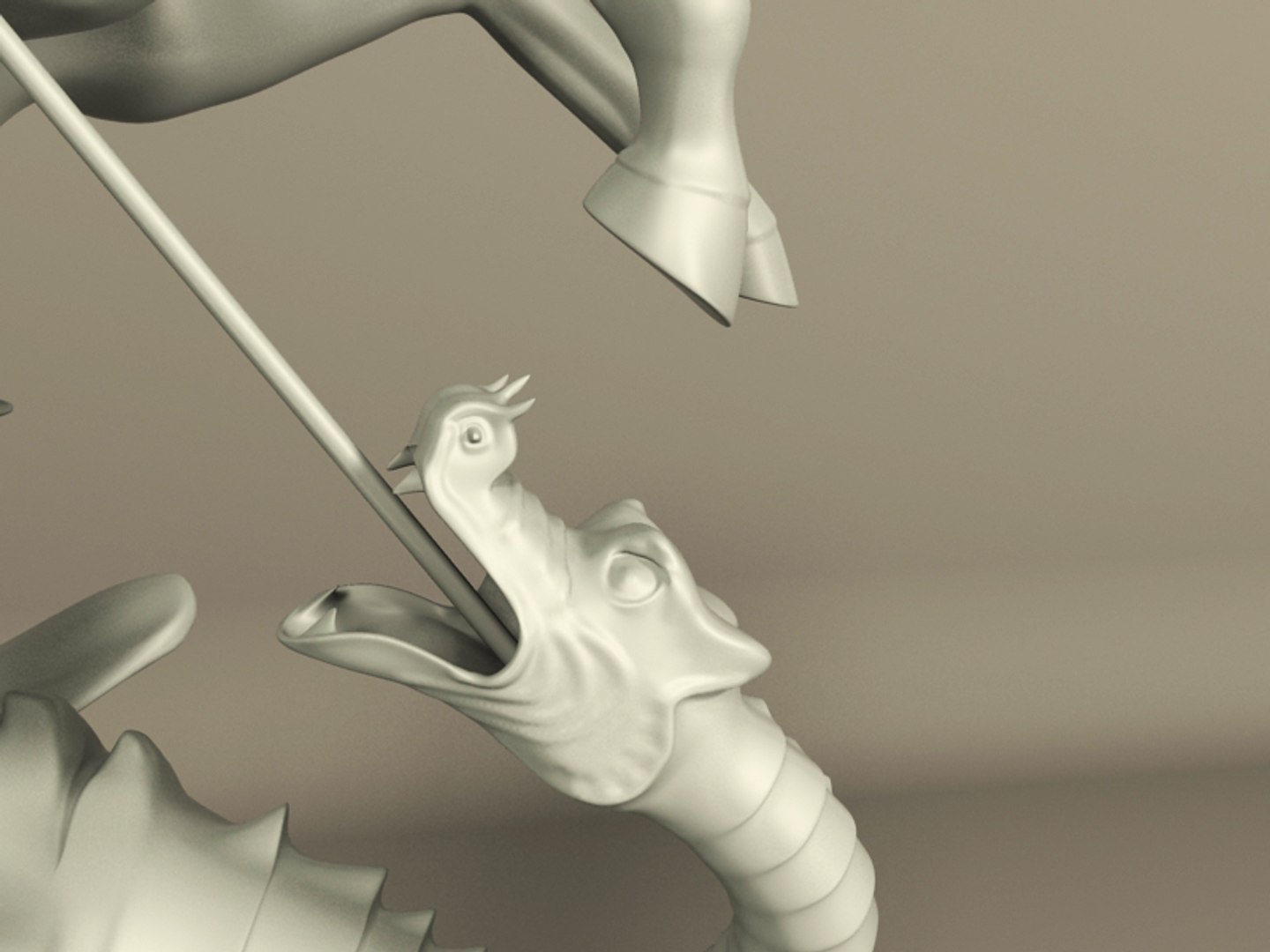 Sculpture George 3d Model