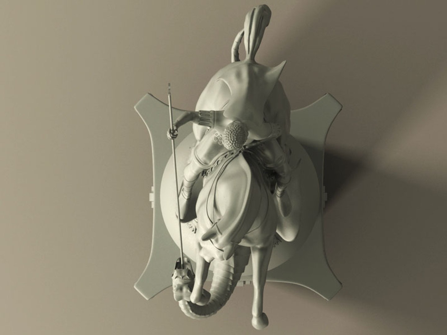 Sculpture George 3d Model