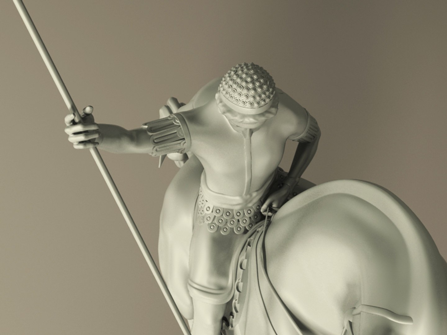 Sculpture George 3d Model