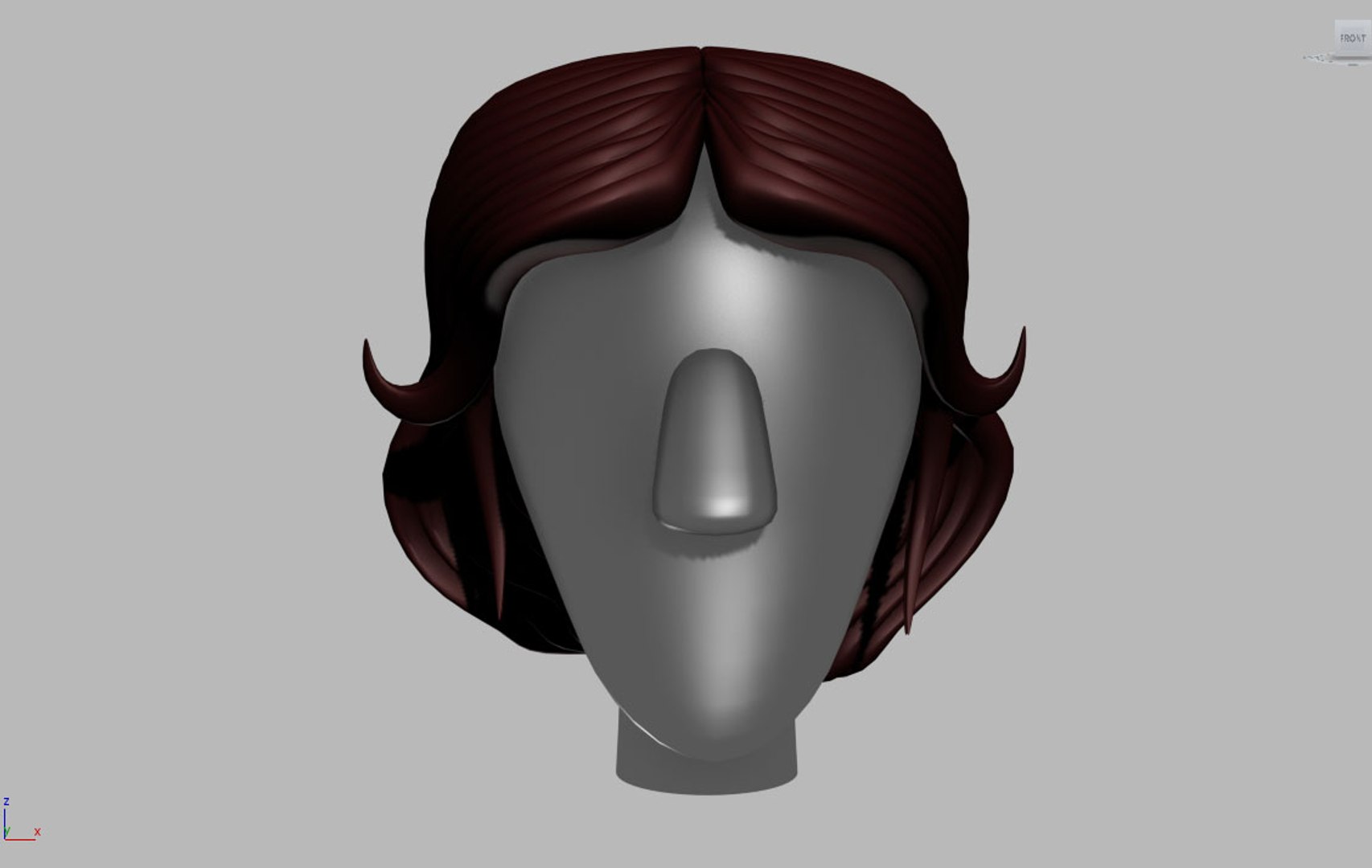 3D Stylized Hair - TurboSquid 1589402