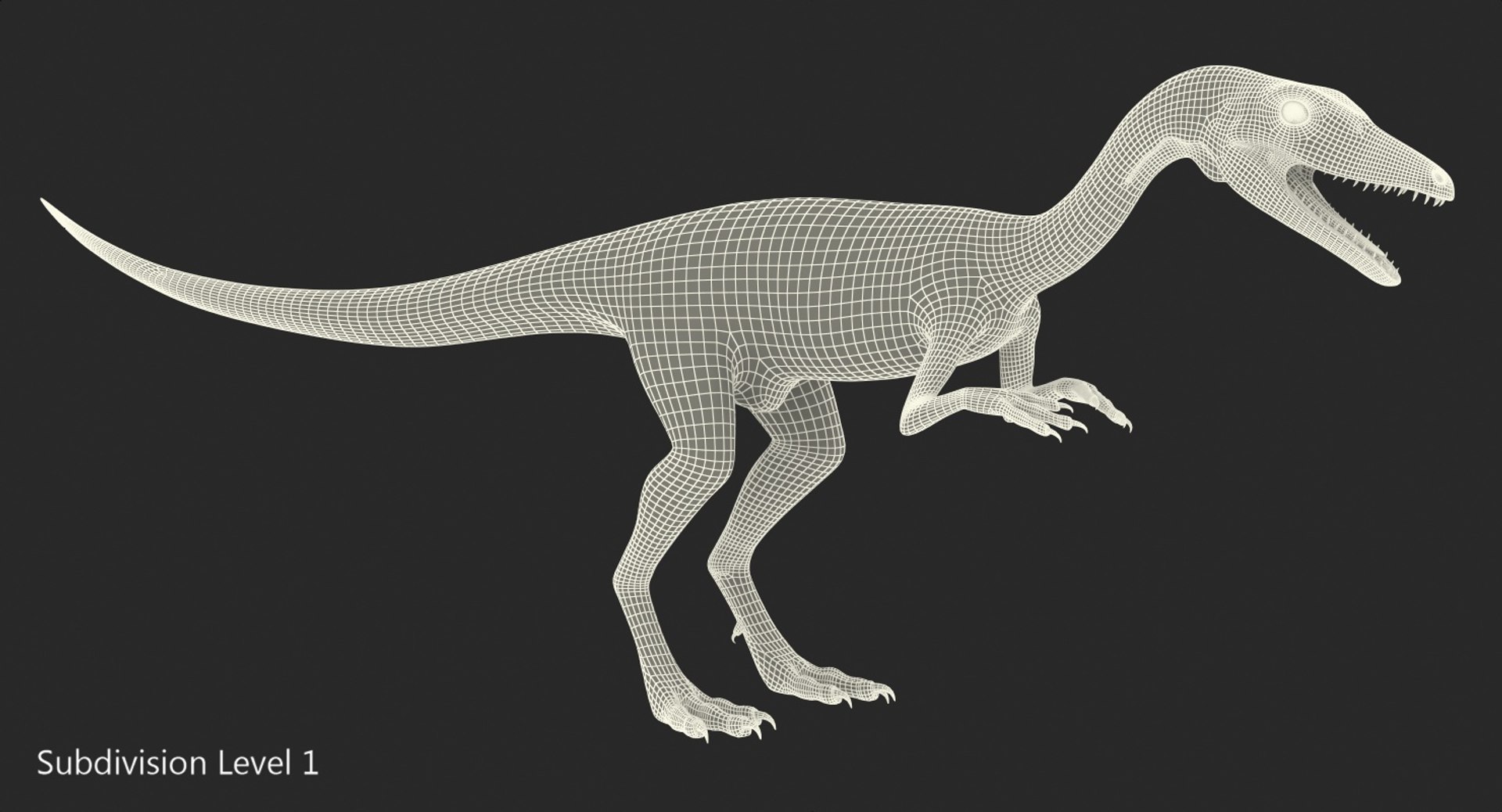 3D Model Compsognathus Dinosaur Rigged Animate - TurboSquid 1285569