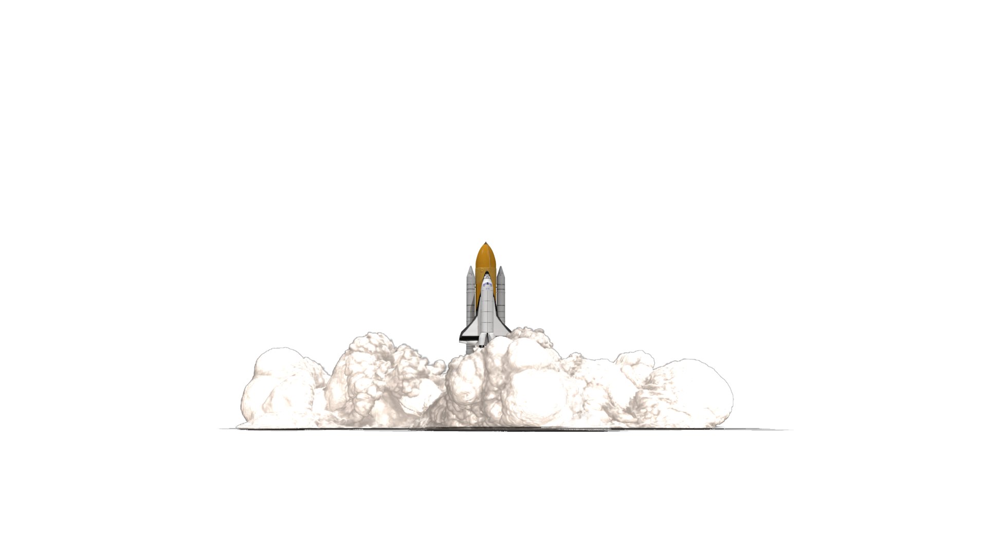 3D Model Rocket Trail - TurboSquid 1158264