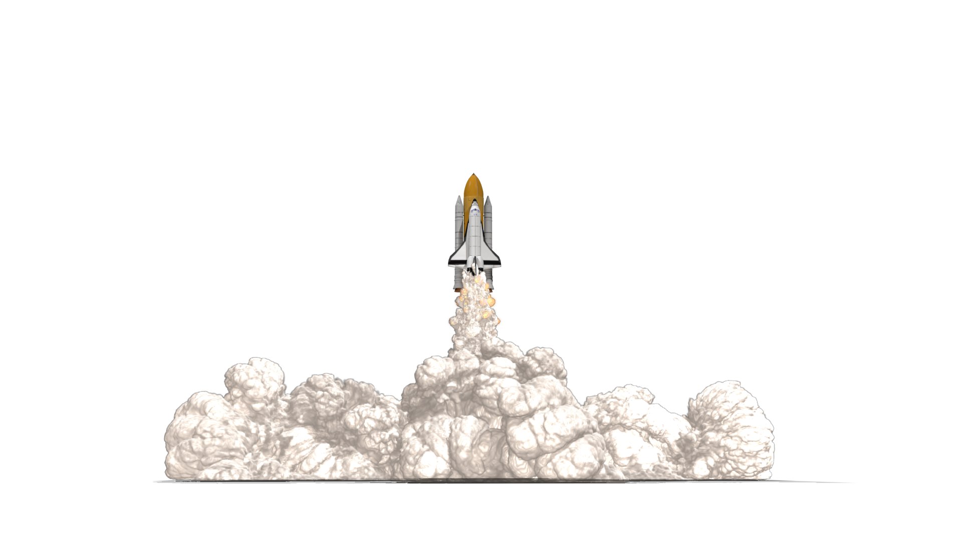 3D Model Rocket Trail - TurboSquid 1158264