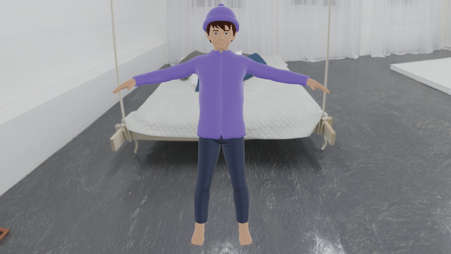 Character With Winter Cloths Low-poly 3D Model Version 3 3D Model ...