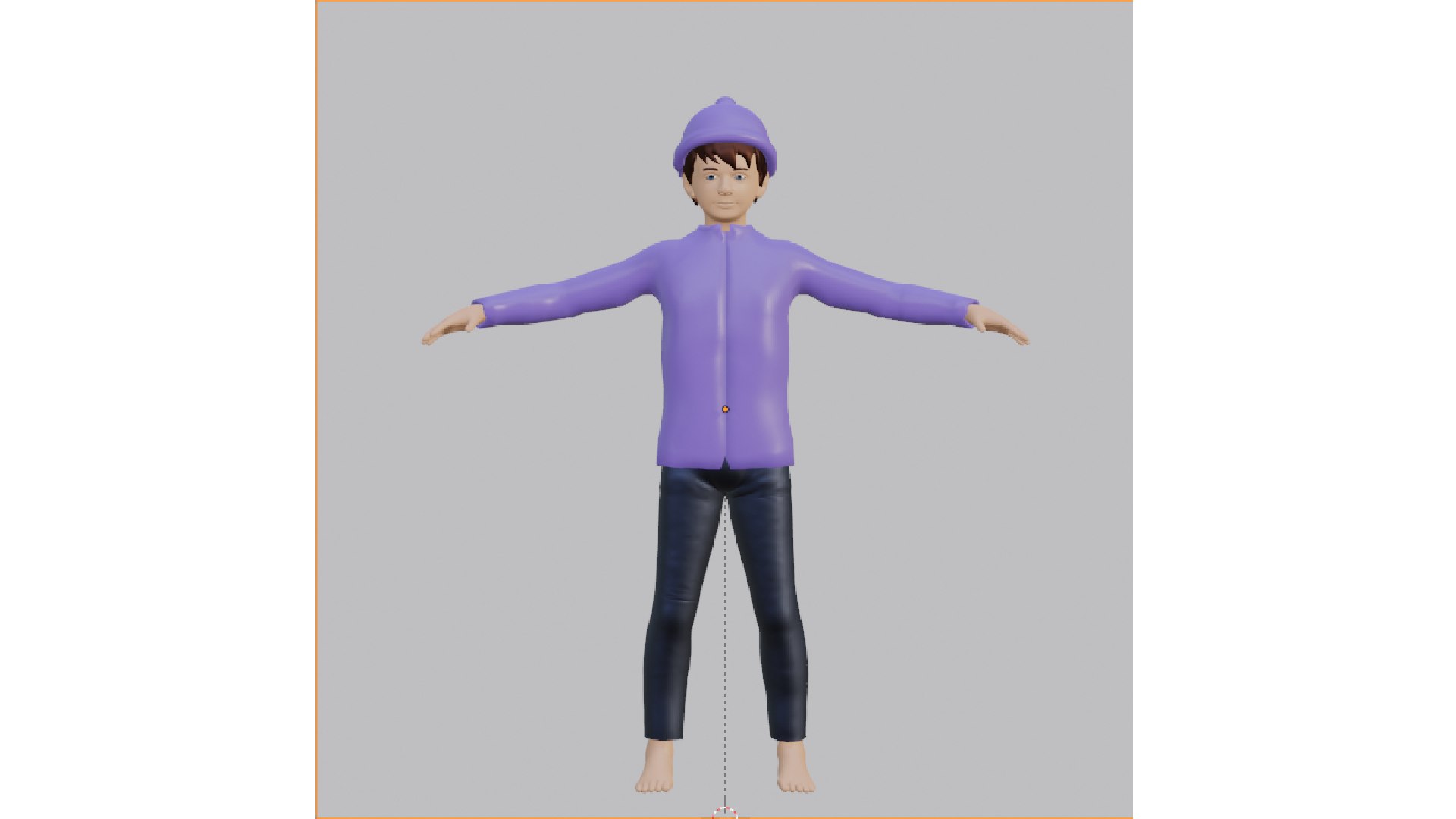 Character With Winter Cloths Low-poly 3D Model Version 3 3D Model ...