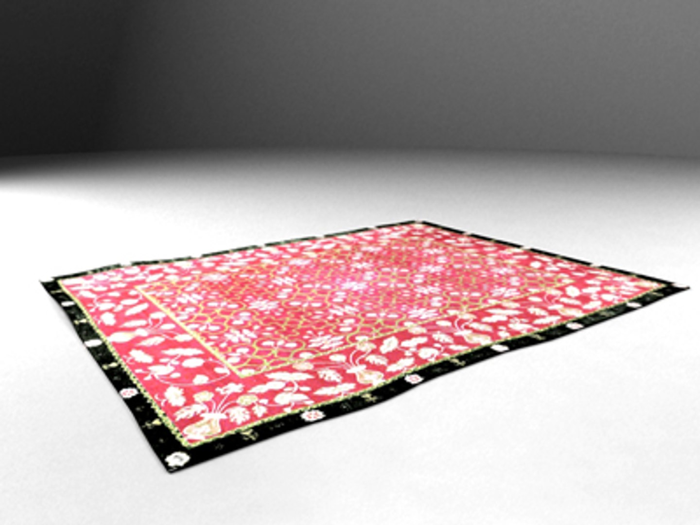 3d Model Elegant Rug
