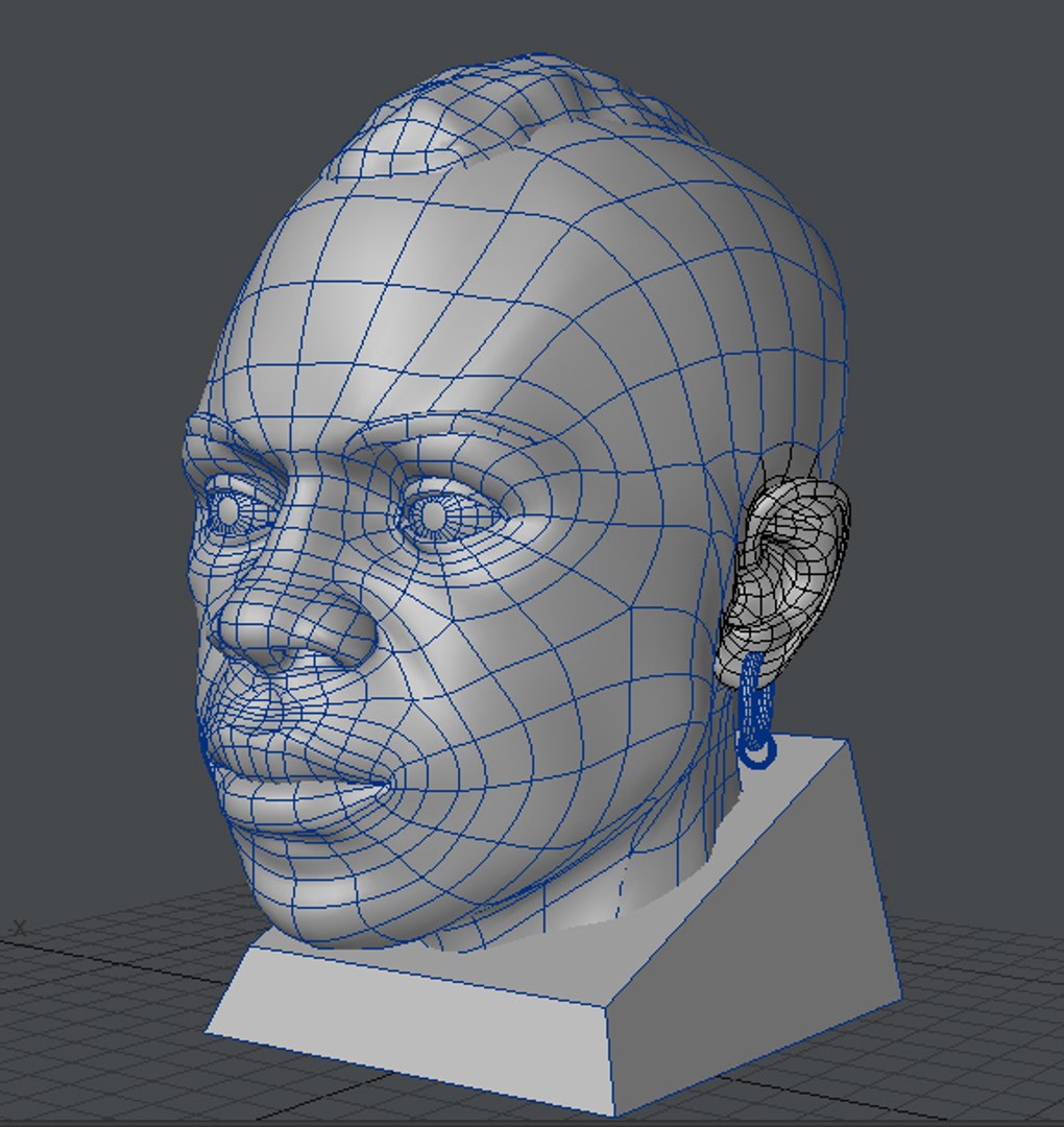 3d Character Face Model