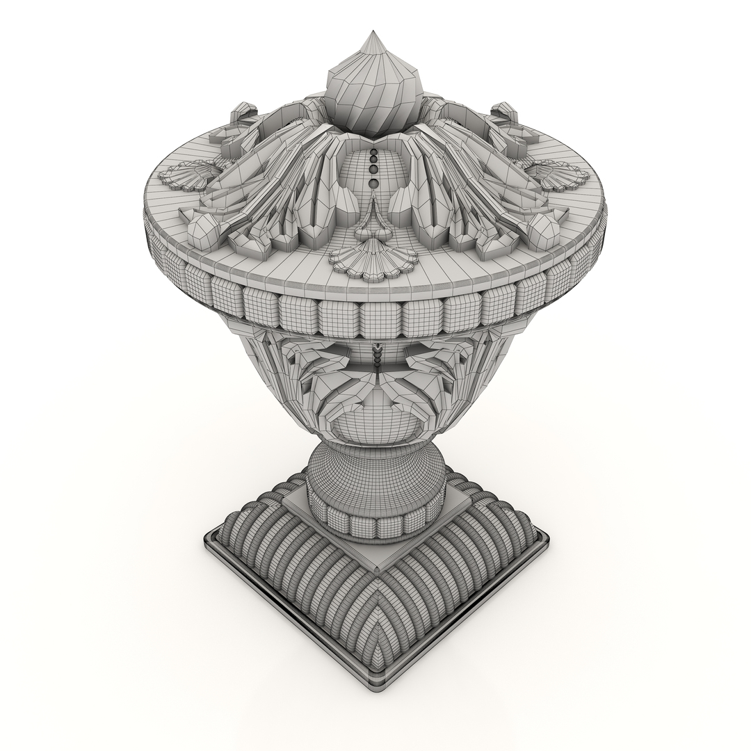 3D architectural column cnc - TurboSquid 1270890