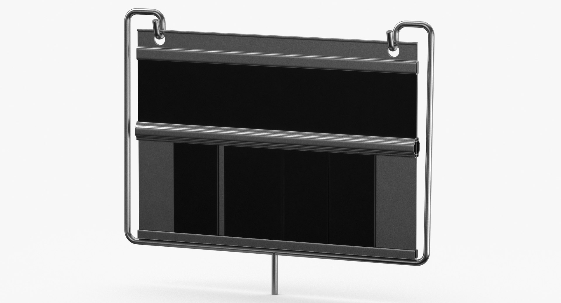 Promotional Signage Short Post 3D - TurboSquid 1978625