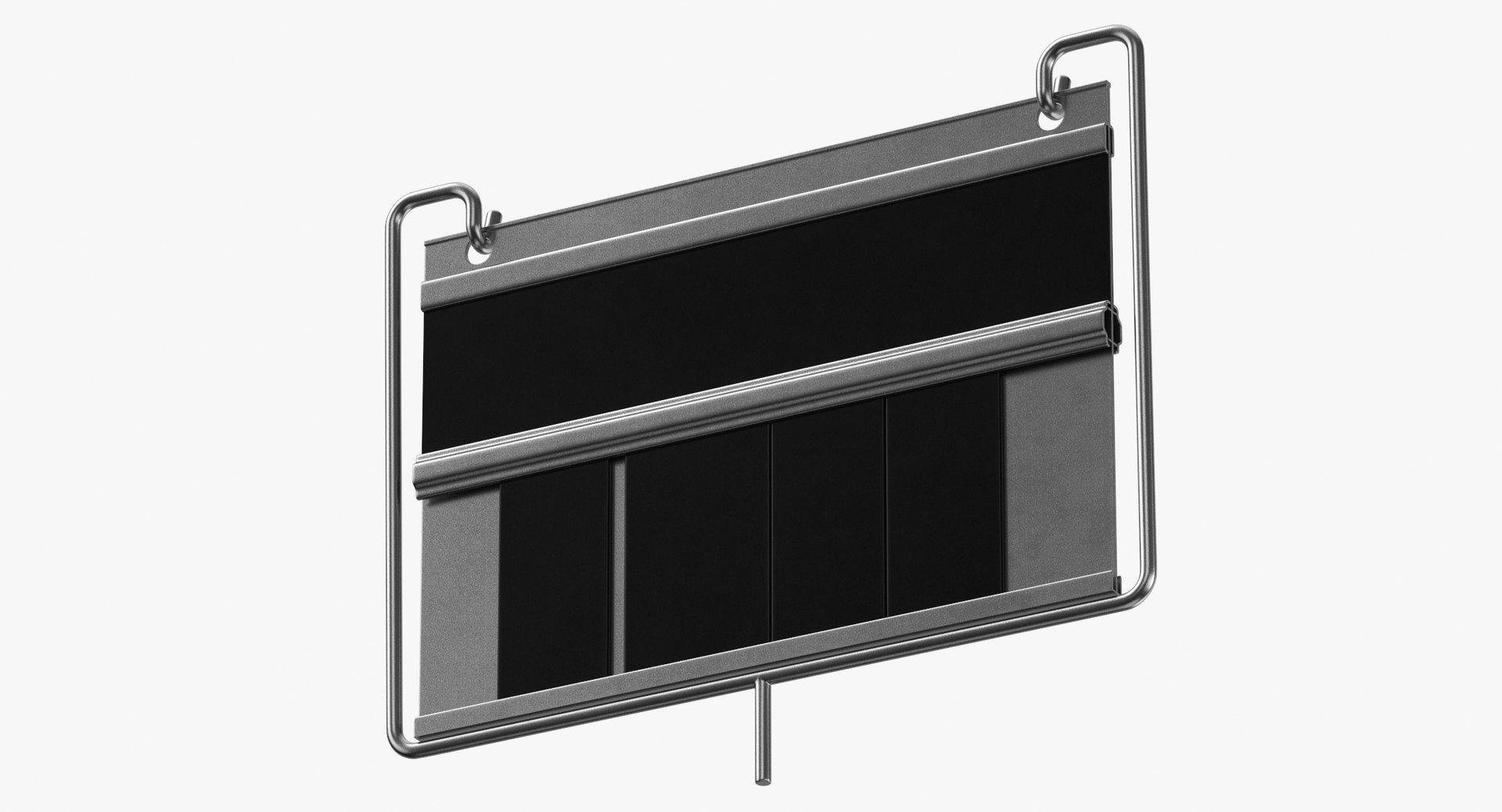 Promotional Signage Short Post 3D - TurboSquid 1978625