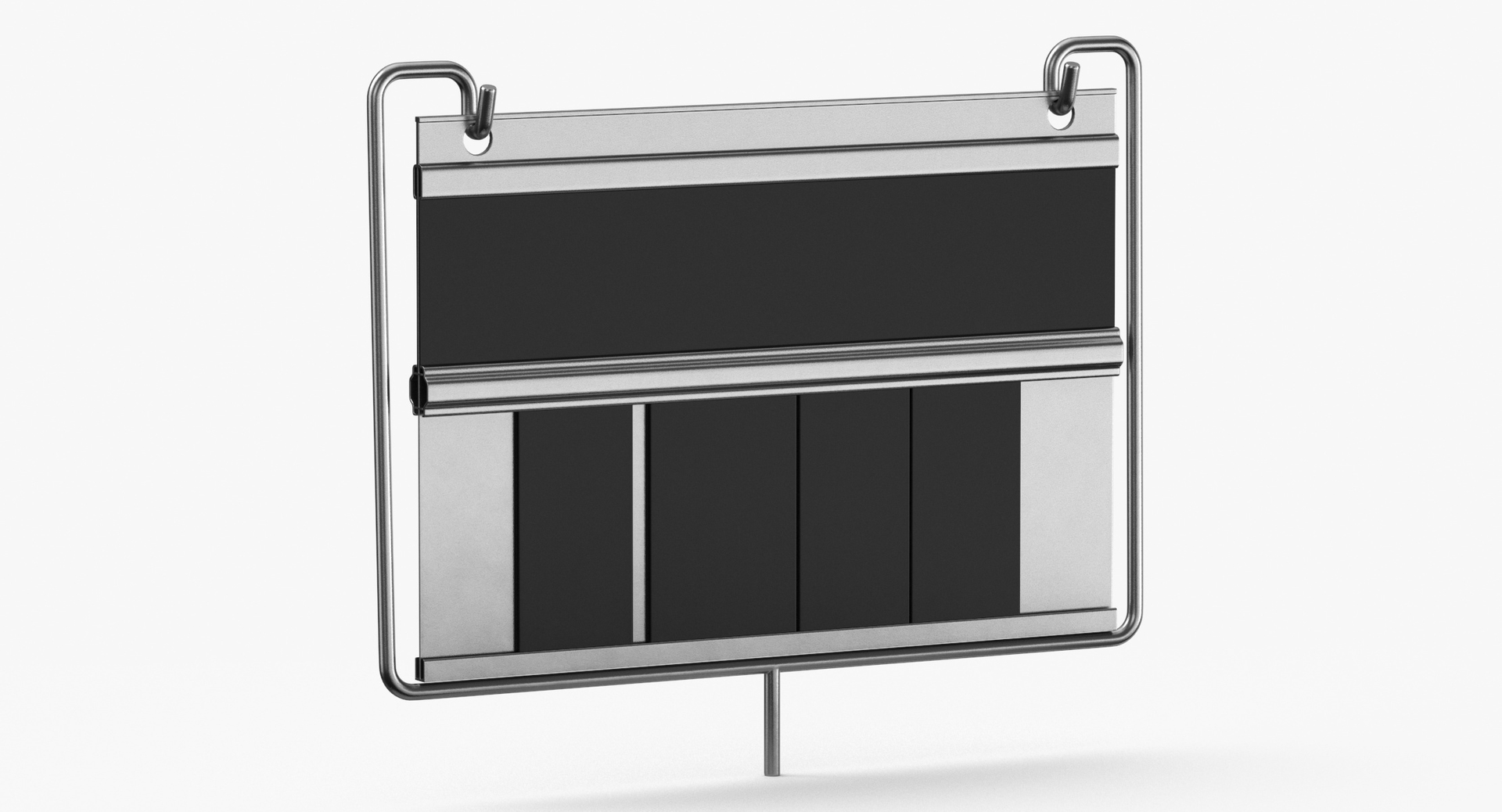 Promotional Signage Short Post 3D - TurboSquid 1978625