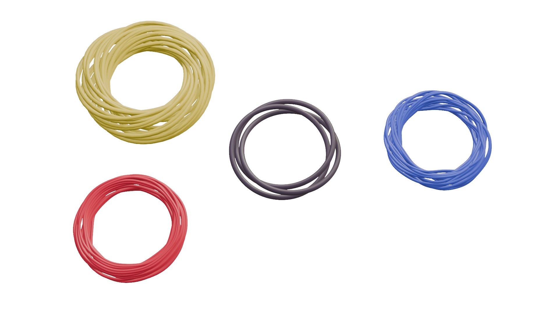 3D Plastic Cable Reels - TurboSquid 2236405