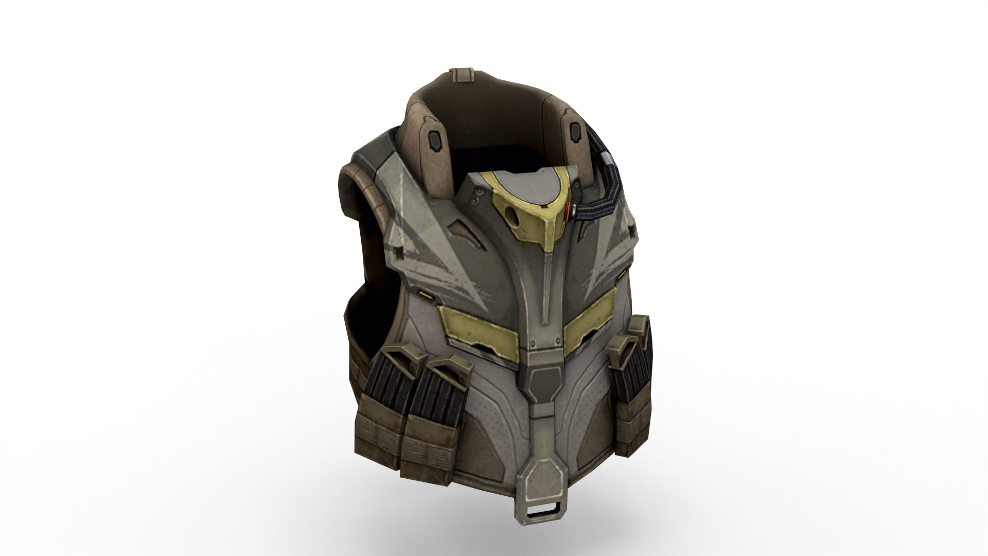 Combat Vest 3D Model 3D - TurboSquid 2217564