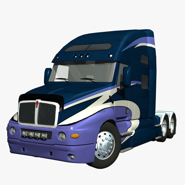 t2000 truck aerodynamic 3d lwo