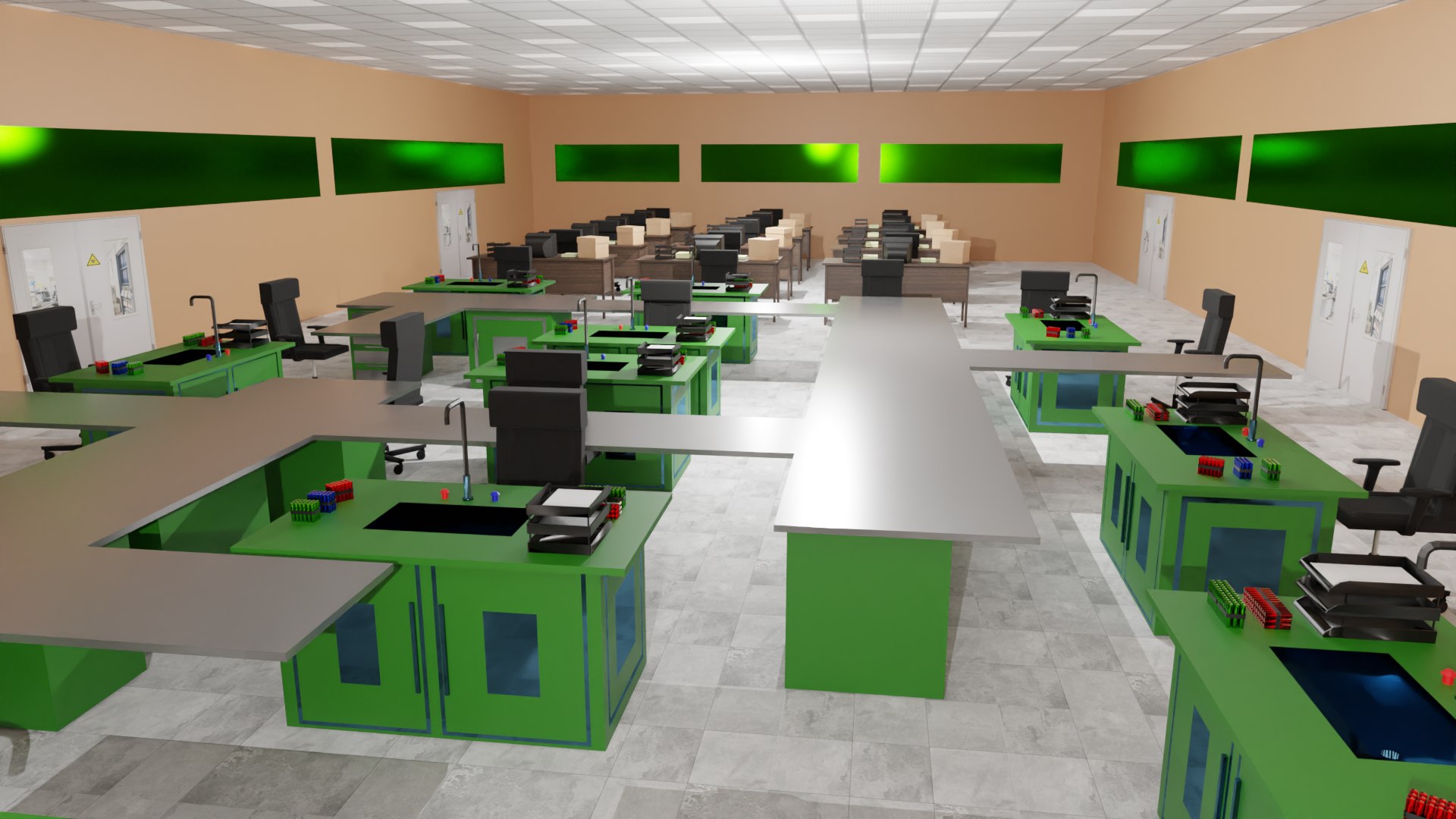 Laboratory Interior 3D Model - TurboSquid 2140781