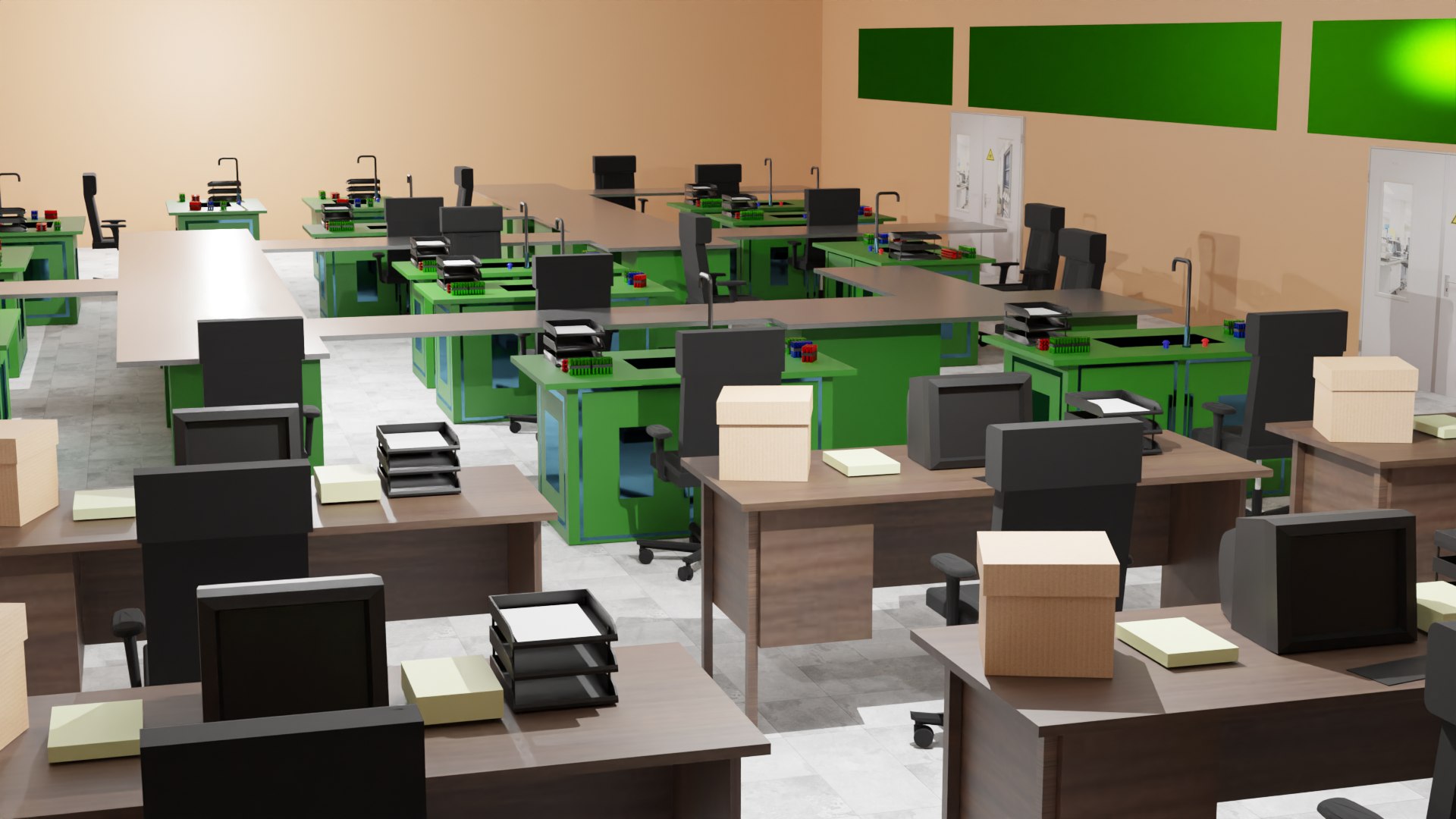 Laboratory Interior 3D Model - TurboSquid 2140781
