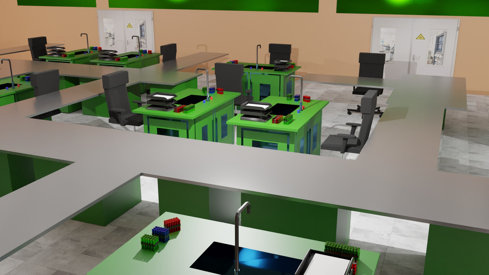 Laboratory Interior 3D Model - TurboSquid 2140781