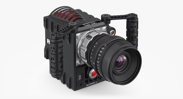 3d red epic camera 3 model