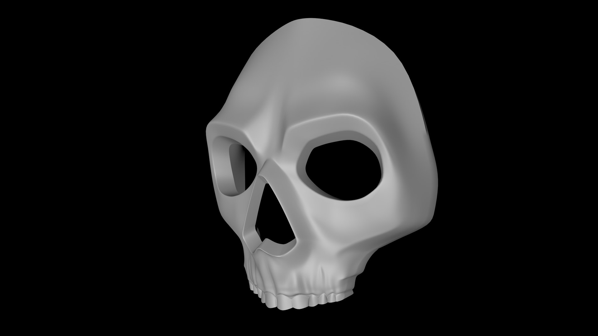 3D модель GHOST Mask - Call of Duty - for 3D Print - TurboSquid 1989964