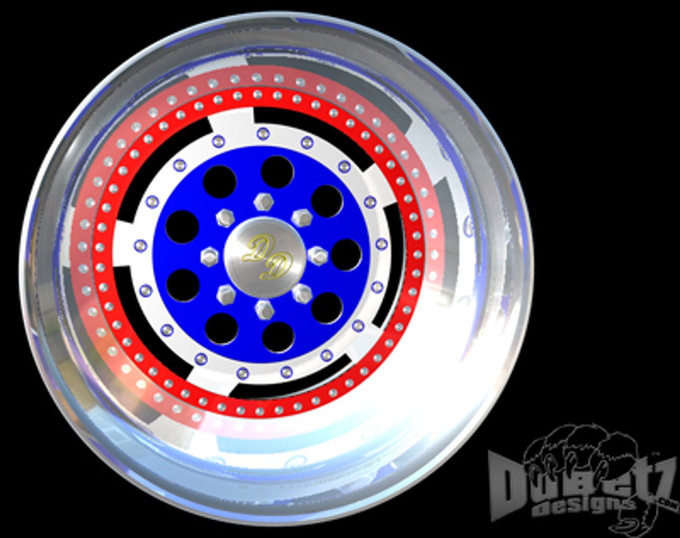 3d Designs Original Wheel Center