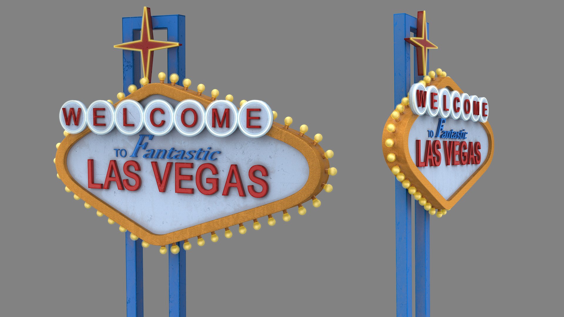 Sign Las Vegas 3D Model - TurboSquid 1753871