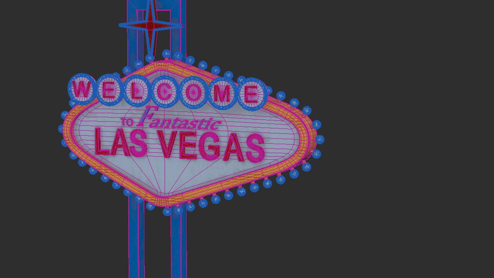 Sign Las Vegas 3D Model - TurboSquid 1753871