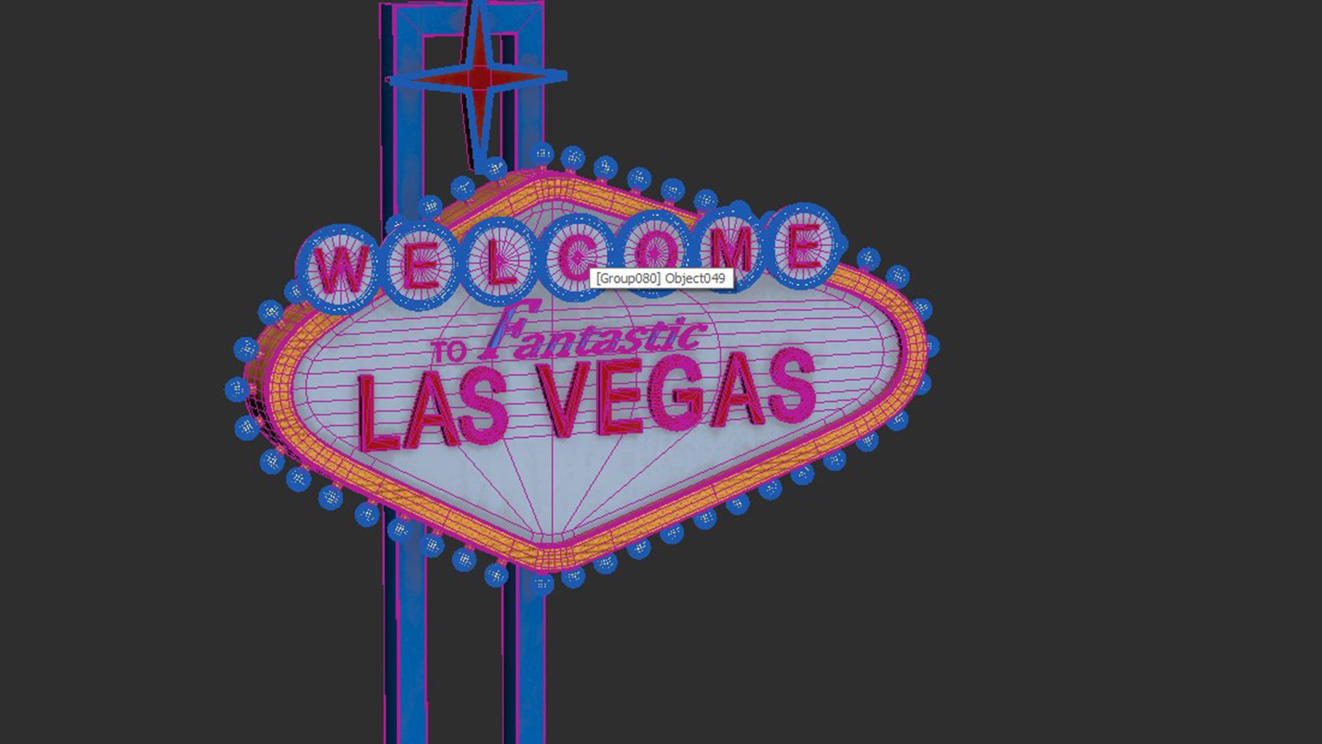 Sign Las Vegas 3D Model - TurboSquid 1753871