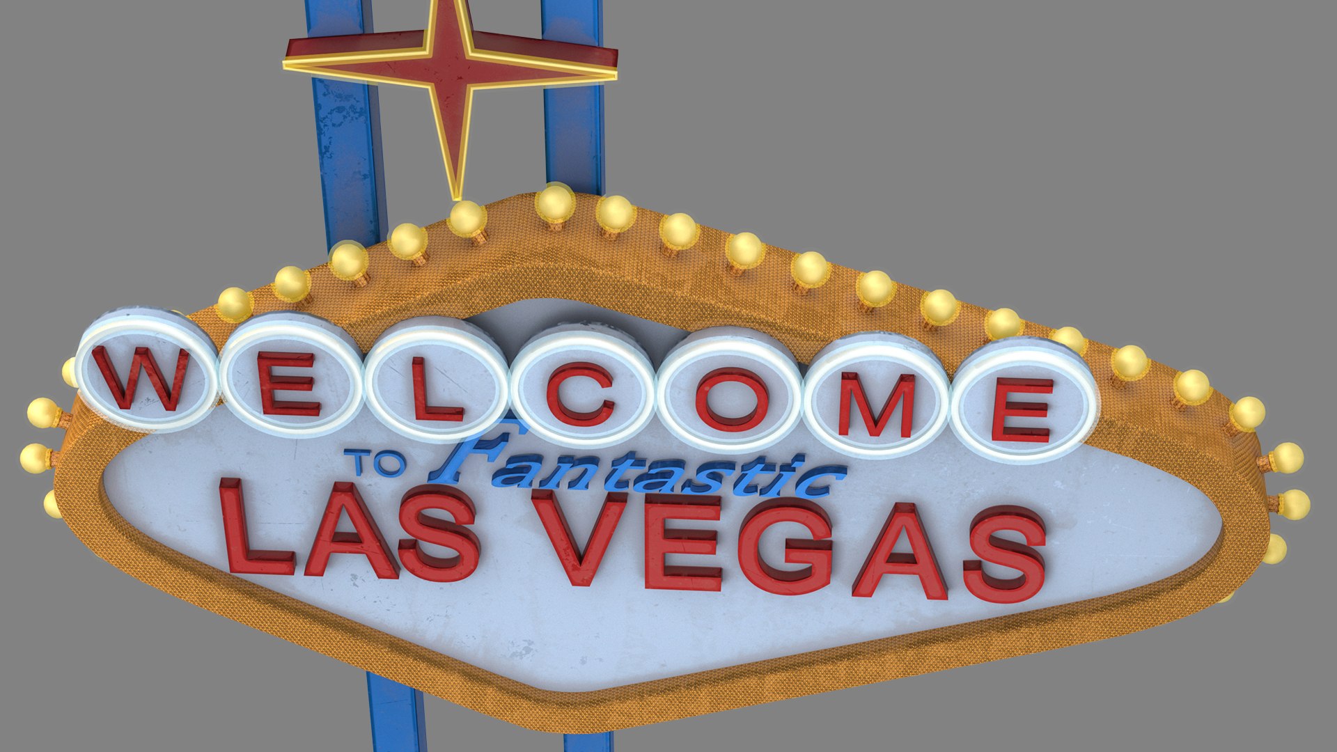 Sign Las Vegas 3D Model - TurboSquid 1753871