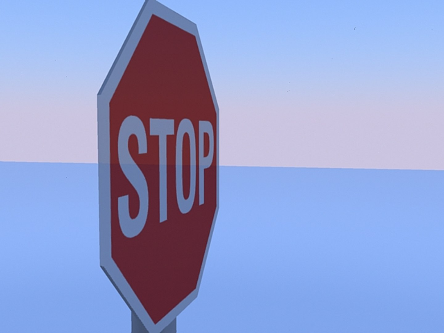 Stop Sign Fbx Free