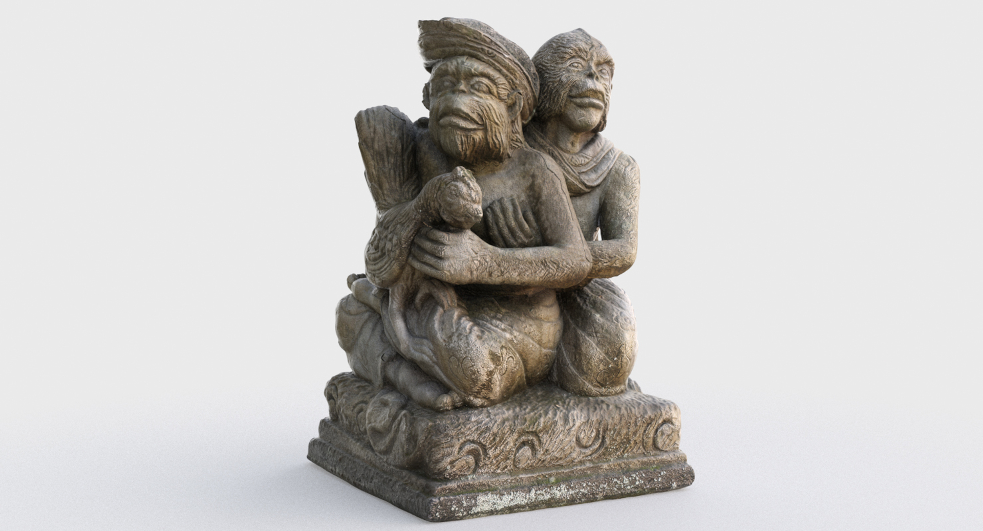 Balinese Statues 3D Model - TurboSquid 1545513