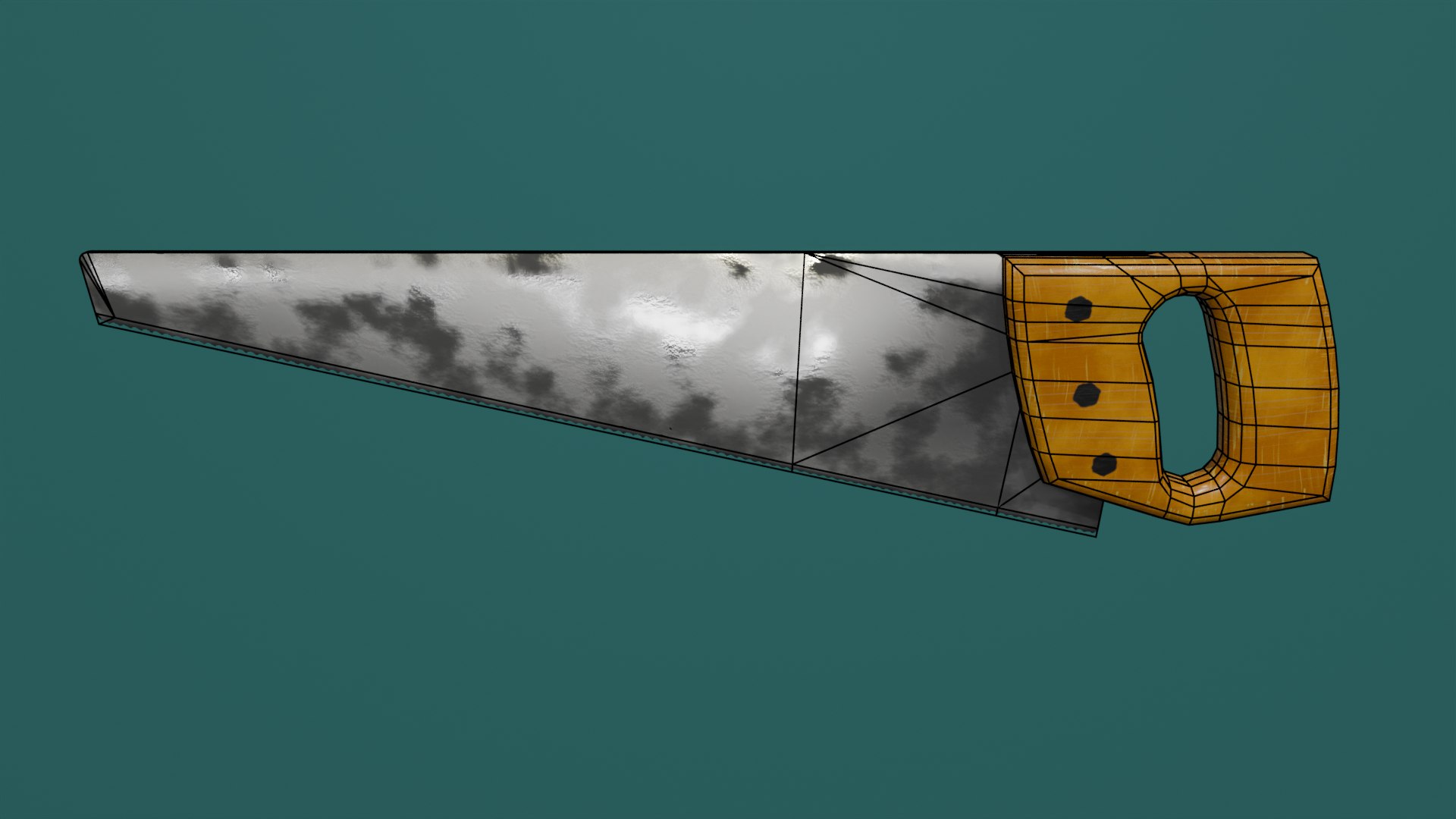 3D Old Saw Model - TurboSquid 2223733