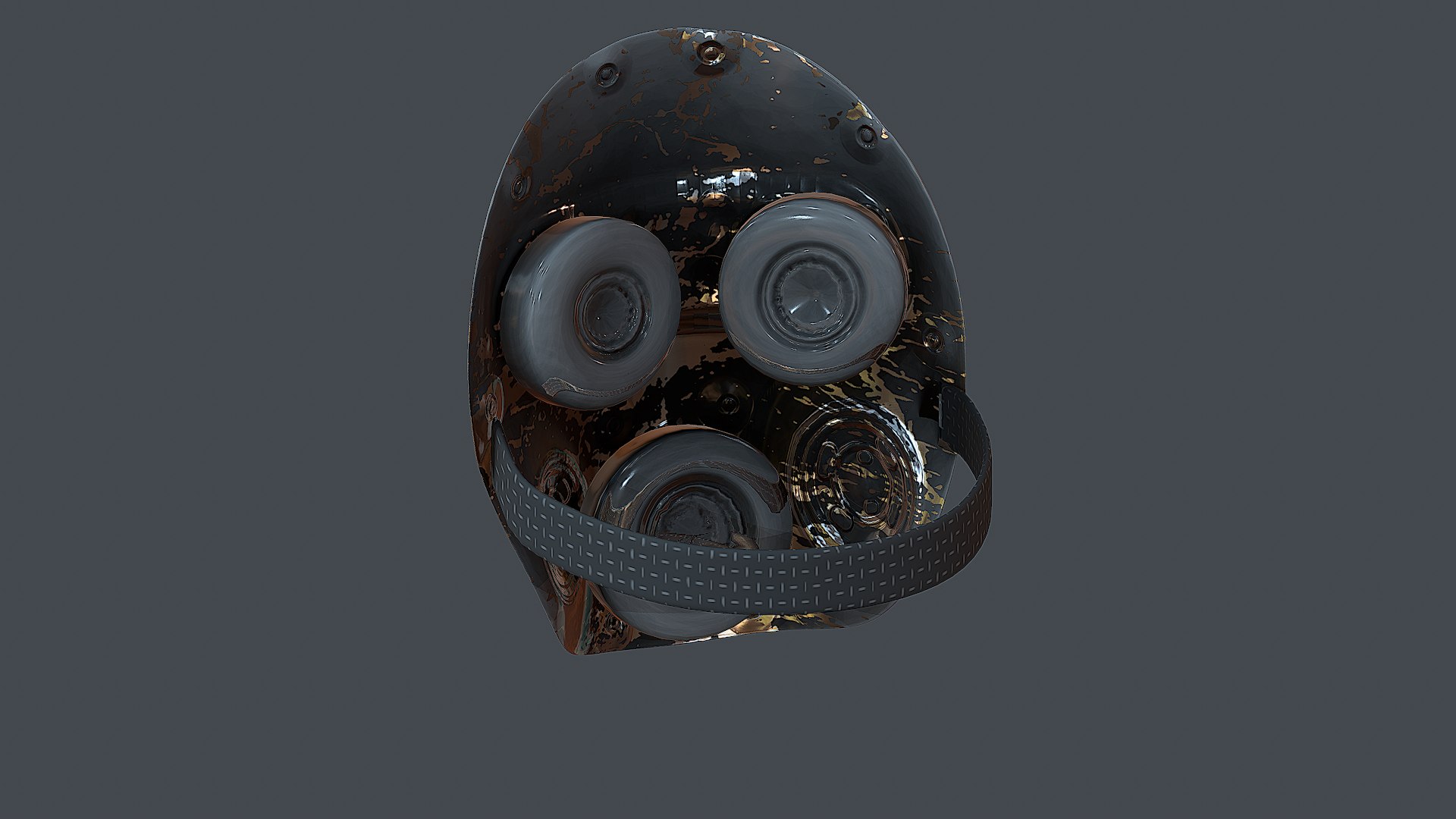 3D 3D Gas mask respirator scifi model model - TurboSquid 1931427